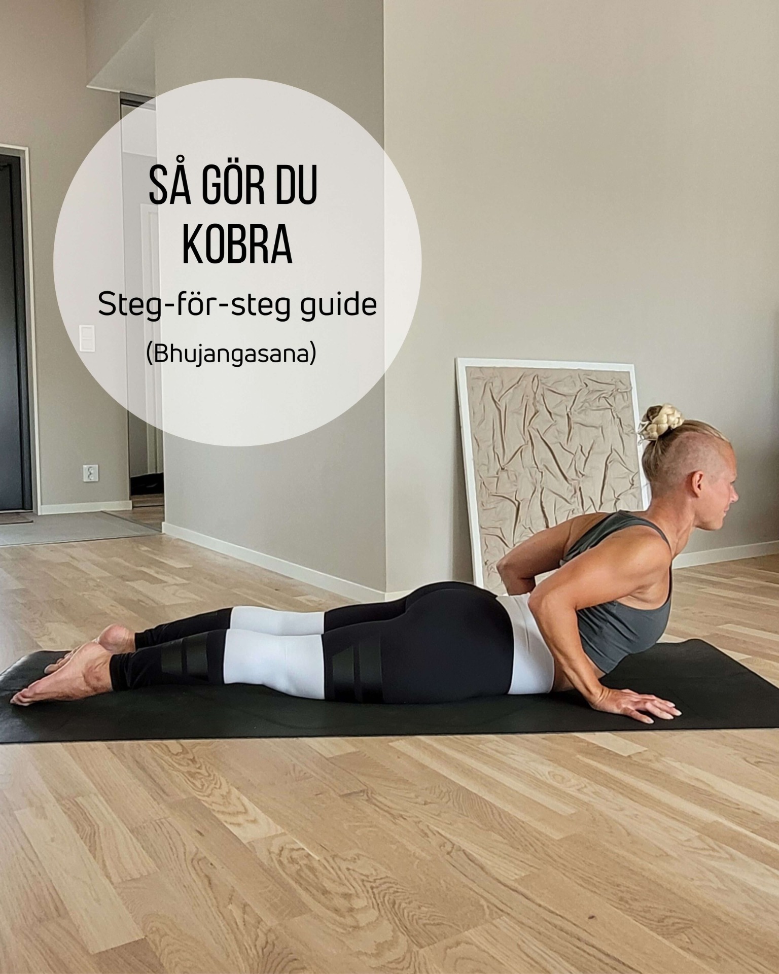 Så gör du Kobra (Bhujangasana)